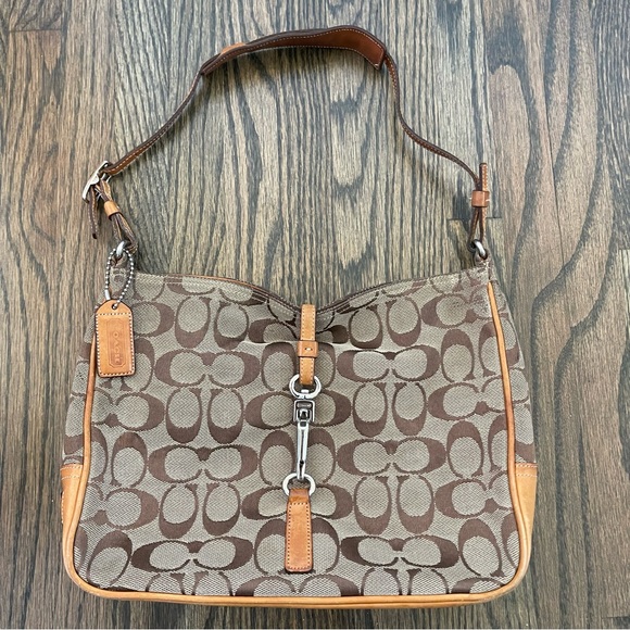 Coach | Bags | Coach 69 Hampton Signature Clip Shoulder Bag | Poshmark